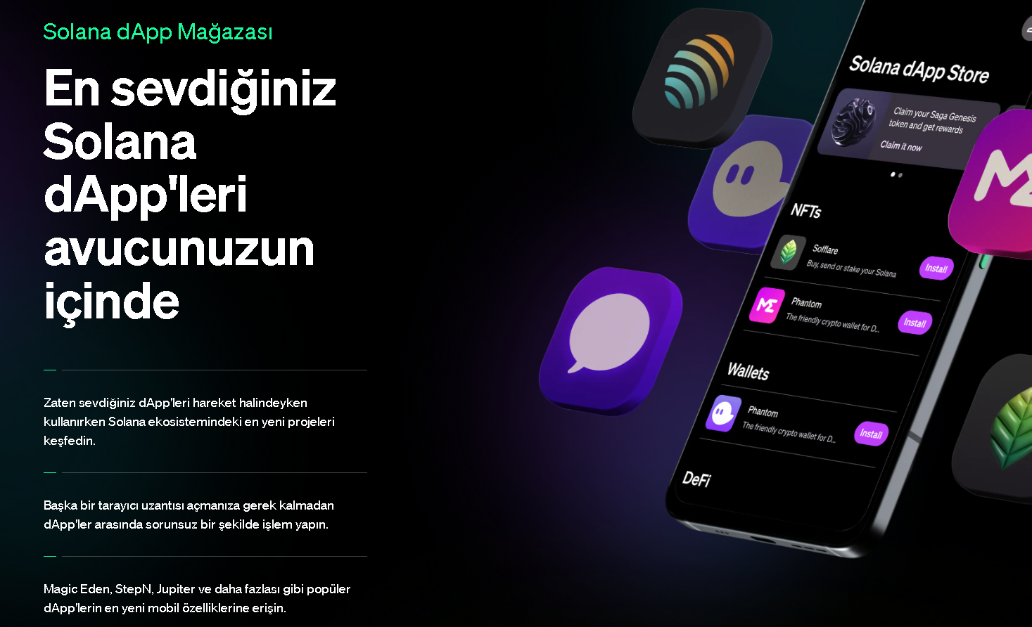 İkisi Bir Arada Solana Saga Telefon - Coin Mühendisi