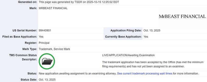 MrBeast, Yeni Marka Hamlesiyle Kripto Ekosistemine Adım Atıyor!